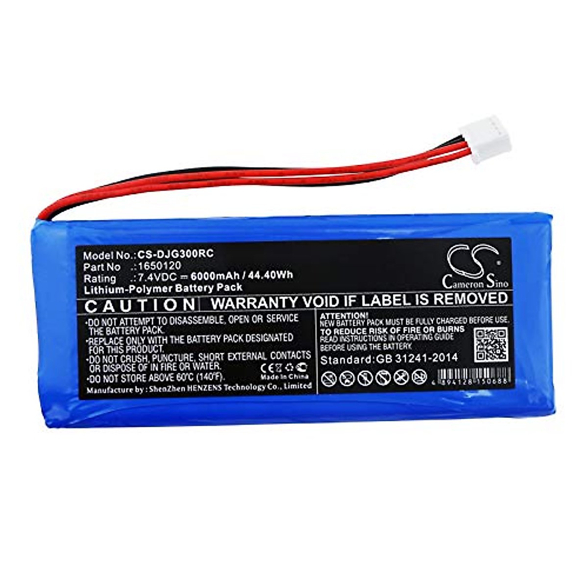 7.4V 6000mAh Battery Replacement for DJI Inspire 1 Controller Phantom 3 Drones Controller Inspire 2 Controller Phantom 4 Controller Phantom 4 Pro Controller