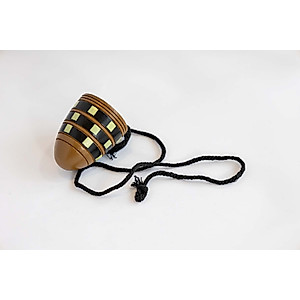 Ancient Toys – Wooden Spinning Top - King TUT’s Top - Perfect Way to Introduce History with Toys Used by Children Thousands of Years Ago. Packaged in Attractive Gift Box with Spinning String!