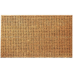 Envelor Home and Garden Coco Coir Cluster Outdoor Welcome Doormat 18 x 30 Inches Entrance Doormat