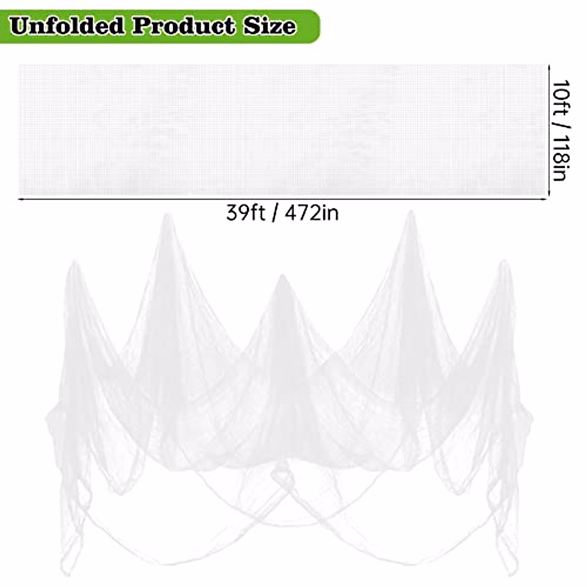 Mosquito Netting 39x10Ft Garden Mesh Netting, Bug Insect Mosquito Fly Bird Net, Animals Barrier Protection Net, White 3x12 m