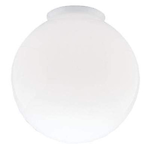 DYSMIO Lighting 6 inches in diameter - 3-1/4-Inch Handblown Gloss White Glass Globe