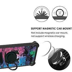 Aroepurt Case for TCL 30 XL Case Compatible with TCL 30xl 30 XL T701dl Phone Case Cover [Hard PC + Soft Silicone][Luminous Effect] YGH-BQ