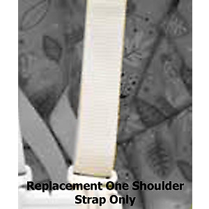 Fisher Price Space Saver High Chair Replacement Shoulder Harness Strap Belt Cream