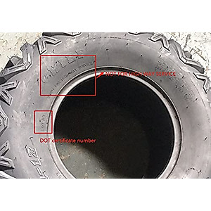 Set Of 2 LRB 26x12.00-12 4PR Tubeless Bias Load Range B 26-12-12 Garden Lawn Mower Tractor Golf Cart tires 4PLY