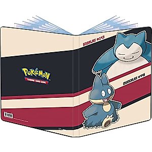 Ultra PRO - Pokémon Snorlax & Munchlax (9-Pocket Portfolio) - Protect & Store up to 90 Standard Size Collectible Trading Cards or 180 Double-Loaded Cards,Great for Collectible Cards, & Gaming Cards