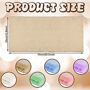 24 Pcs Guinea Pig Blankets Bunk Pet Microfiber Coral Fleece Cage Liners Absorbent Guinea Pig Bedding Soft Accessories Small Animal Bedding Mat Bathe Towels for Puppy Cat (13.8 x 29.5 Inches)