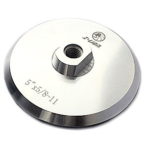 Z-Lion Aluminum Backer Pad 5" inch Hook and Loop Back Holder with 5/8-11 Thread