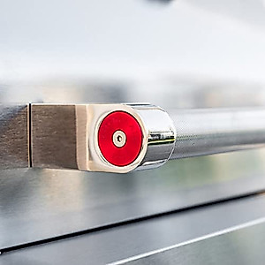 KitchenAid 3-Burner 51,000 BTU Stainless Steel Propane Gas Grill with Infrared Side Burner and Cabinet