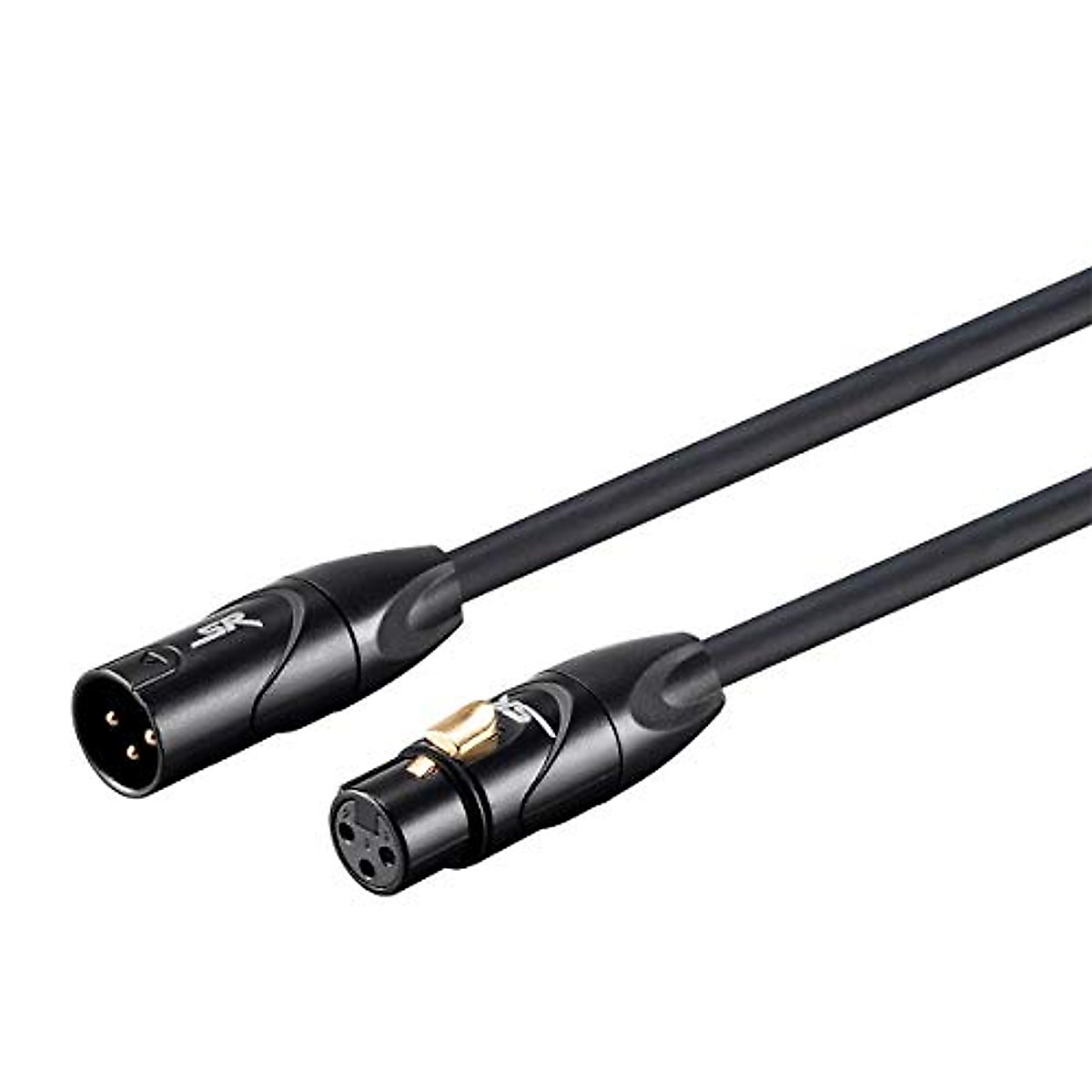 Monoprice XLR Male to XLR Female Cable [Microphone & Interconnect] - 100 Feet | Gold Plated, 16AWG - Stage Right Series