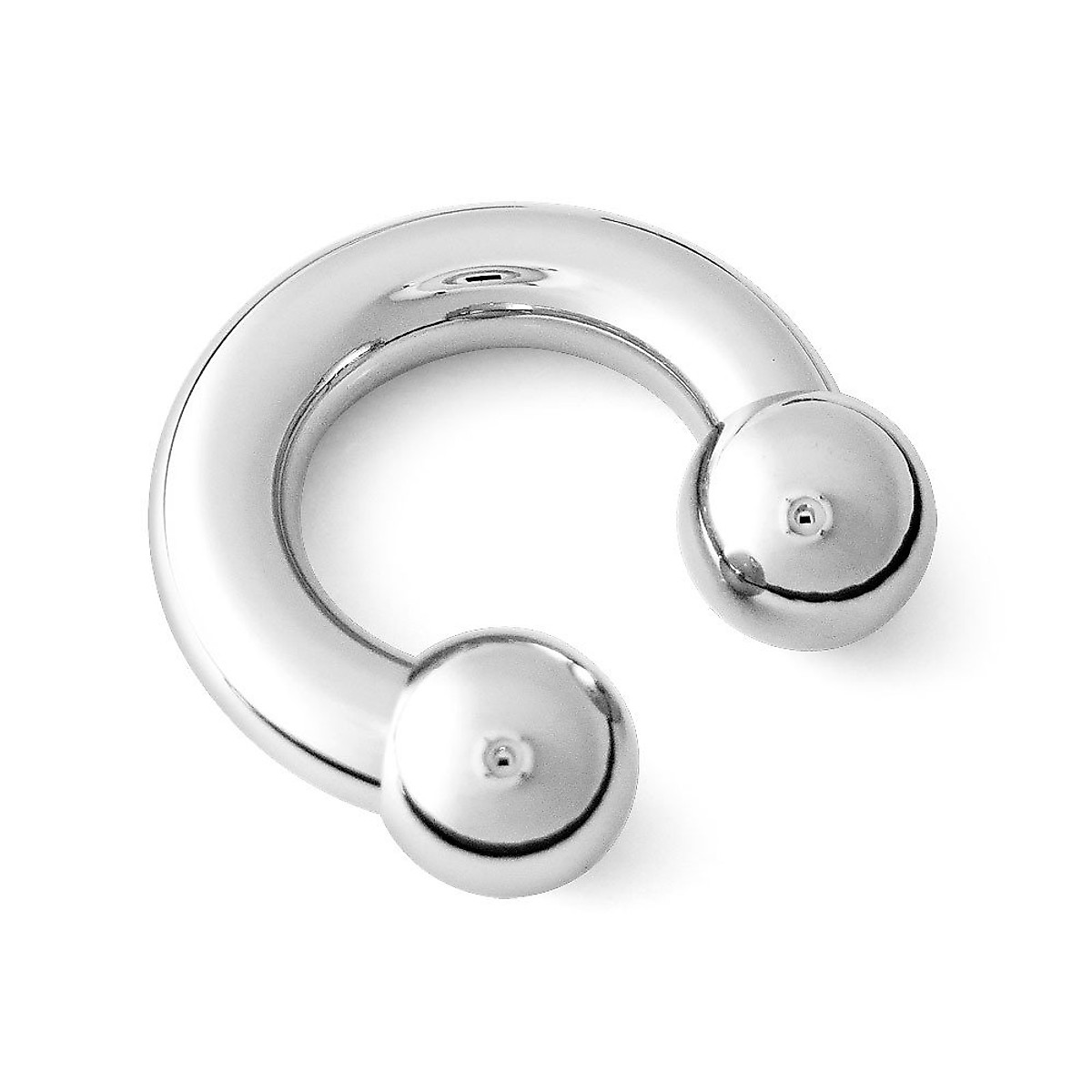 Scrap Metal 23 316L Surgical Steel Circular Barbell Horseshoe 2g 3/4