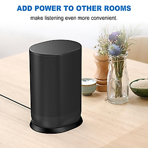 Soarking Charging base for Sonos Move Gen 2nd and 1st with 45W Adapter(Black)