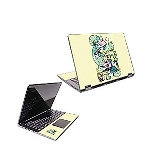 MightySkins Skin Compatible with Lenovo Flex 6 14" (2018) - Ghosted | Protective, Durable, and Unique Vinyl Decal wrap Cover | Easy to Apply, Remove, and Change Styles | Made in The USA