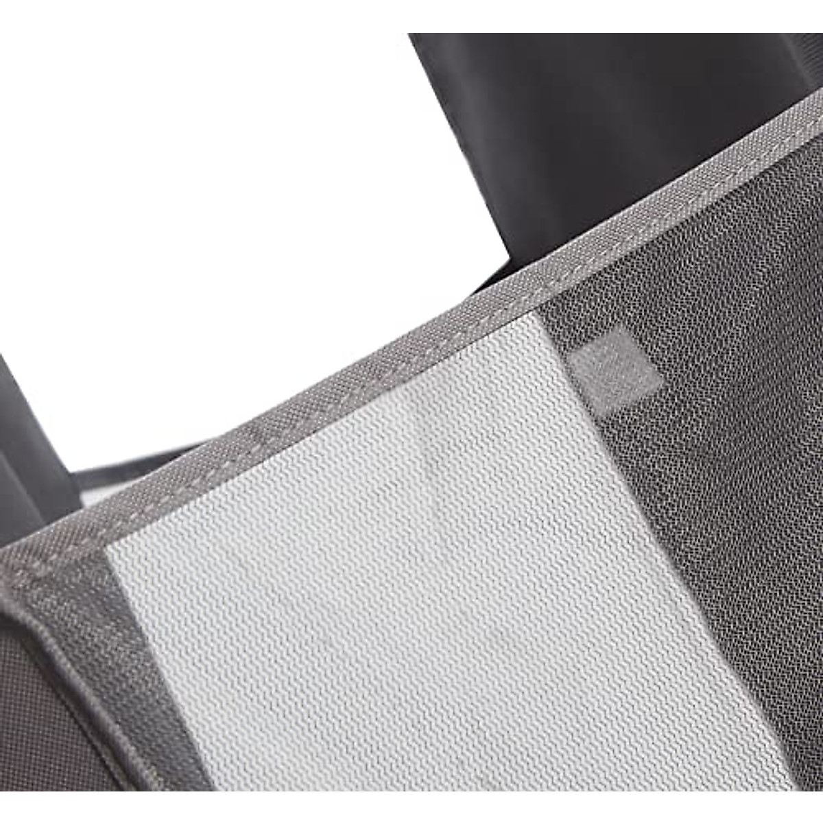 STORAGE MANIAC 2-Pack Hanging Laundry Hamper, Front See-Through Mesh Bag, Slim Basket, Double Hanging Closet Hamper, Narrow Organizer, Grey