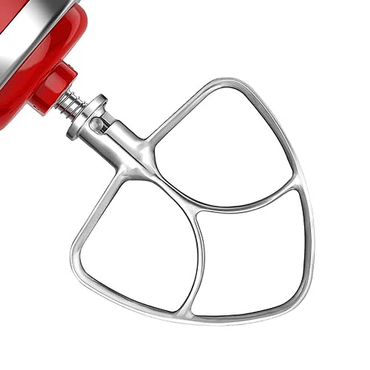 Stainless Steel Flat Beater for KitchenAid 4.5-5QT Tilt-Head Bowls,Fit for Classic, Classic Plus and Artisan Serie K45SS,KSM75,KSM90,KSM95,KSM150,Dishwasher Safe Paddle Attachment for Kitchenaid Mixer