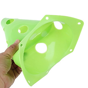 Suwimut 24 Pack Plastic Agility Cones, 9 Inch Soccer Cones Training Agility Field Marker Plastic Traffic Cones for Training, Football Basketball Drills, Traffic, Activity, Party, Indoor Outdoor Games