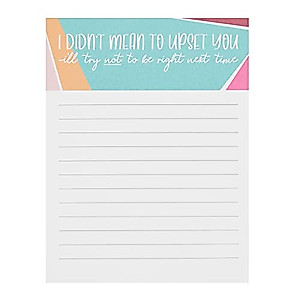 4 Pack Funny Notepads for Coworkers Gifts, To Do Task Lists for Sarcastic Humor Office Supplies, 50 Lined Sheets per Snarky Pad (4 x 5 In)