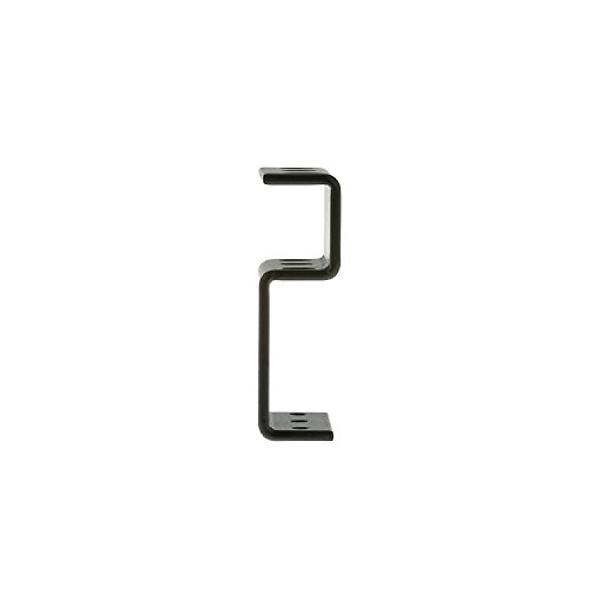 1RU (1 Rack Unit) Recessed Rack Adapter, 3" Recess or Extend from Face of Rack, Rail Depth Adapter, Extender, 25 lb (11 kg) Weight Capacity, for Computers, Servers or Network Equipment