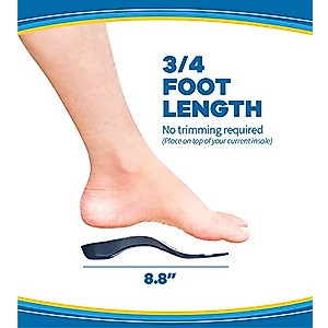 Dr. Scholl’s Tri-Comfort Insoles // Comfort for Heel, Arch and Ball of Foot with Targeted Cushioning and Arch Support (for Men's 8-12, also Available Women's 6-10)