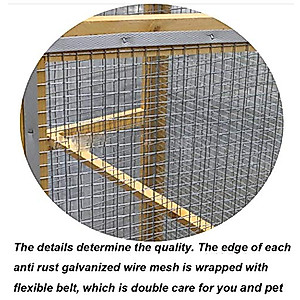 MYES Pigeon Shed, Large Wooden Loft Solid Dove House, Outdoor Pigeon Cage for Household Breeding (9-Nest Box W/Jumping Cage)