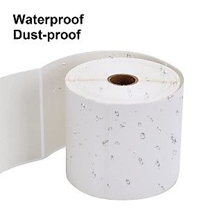 9527 Product 4x6 Direct Thermal Shipping Labels for Zebra 2844 ZP-450 ZP-500 ZP-505,Blank,450 Labels/Roll, 1" Core,Total 4 Rolls