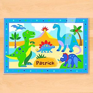 Olive Kids Dinosaur Personalized Placemat