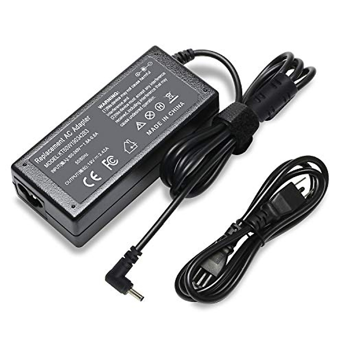 65W Charger AC Adapter for acer Aspire 5 A515-44 A515-46 A515-54 A515-54G A515-55 A515-56 A517-52 A515-55-56vk A515-56-76J1 A515-54G-73WC A515-55-588C Chromebook R11 Series PA-1450-26 Cord Supply.