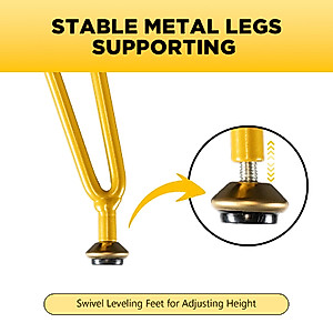 MOOWIND Vanity Stool for Makeup Room Bedroom, Modern Multifunctional Vanity Stools Chair Round Ottoman Velvet Upholstered Seated Foot Rest Dressing Stool with Golden Leg, Side Table End Table,Black