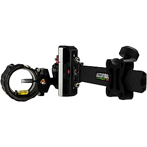 Axcel AccuTouch Carbon Pro Slider Sight w AccuStat Scope Micro 5 Pin .010 Fiber