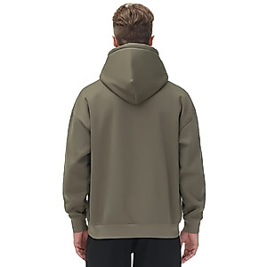 THE GYM PEOPLE Men's Fleece Pullover Hoodie Loose Fit Ultra Soft Hooded Sweatshirt With Pockets Grey