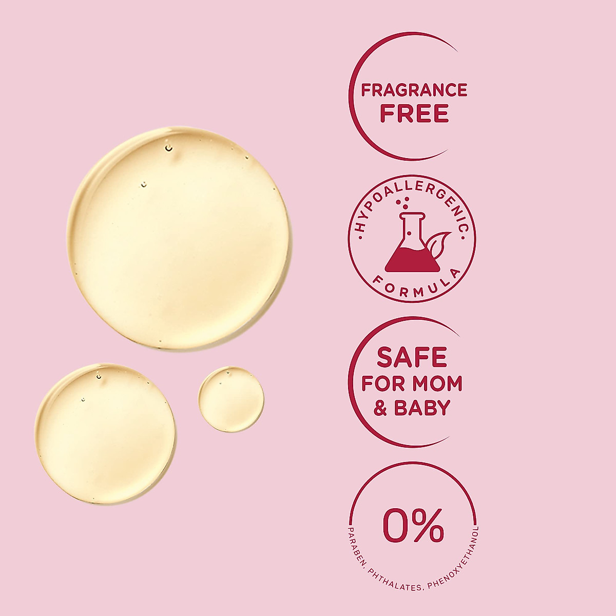 Mustela Maternity Stretch Marks Oil - Natural Pregnancy Skincare Belly Massage Oil with Vitamin E, Avocado, Maracuja & Sunflower Oil - EWG Verified & Fragrance Free - 3.55 fl. oz.