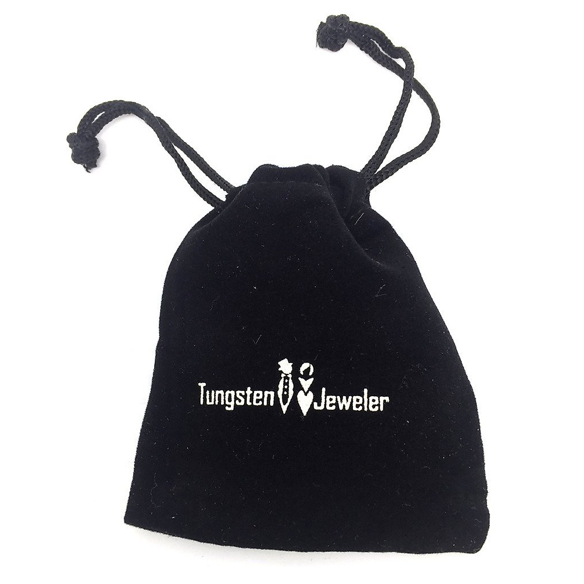 Free Personalized laser engraving Ring for Men and Ring for Women His & Her's 8MM/6MM Brush Center Step Edge Tungsten Carbide Wedding Band Ring Set Wedding Band Ring Ideal Rings for couples