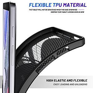 Galaxy Tab A7 Lite Case 2021, Thin and Soft Tablet Protective Cover for 8.7 inch Samsung Galaxy Tab A7 Lite SM-T220/T225, Black