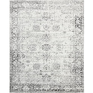 Unique Loom Sofia Collection Area Rug - Casino (8' x 10', Gray/ Beige)