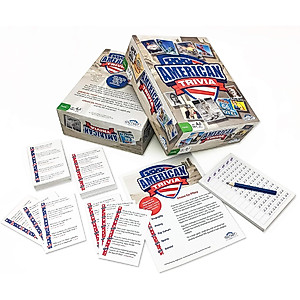 Outset Media American Trivia Game (Amazon Exclusive) – 5 Categories to Choose from and 1,000 Questions – for Ages 14 and up