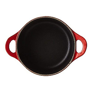 Le Creuset Enameled Cast Iron Mini Cocotte with Lid, 1/3 qt., Cerise