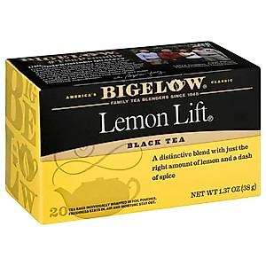 Bigelow, Black Tea, Lemon Lift, 20 Tea Bags, 1.37 oz (38 g)