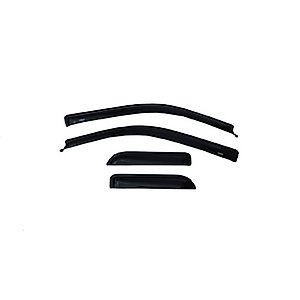 Auto Ventshade [AVS] Ventvisor / Rain Guards | Outside Mount, Smoke Color, 4 pc | 94738 | Fits 2004 - 2014 Ford F-150 SuperCab