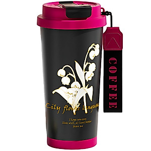 Simple Modern Travel Coffee Mug Tumbler with 360° Sealing | Ceramic-Lined Insulated Stainless Steel Cold Brew Iced Coffee Cup Thermos | Gifts for Women Men Her Him 17oz (Black)