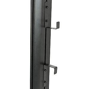 Displays2go LPGP36AV7 Portable TV Stand with Locking Storage Cabinet, 30-84 Inch VESA Mount