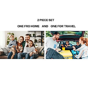 smillsu 2 x Portable Orthodontic Oral Care Kit, Travel Kit for Patients, Interdental Brushing Wax Floss Toothbrush Cleaning