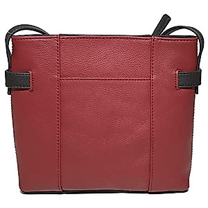 Tignanello Perfect Pockets Large Function Cross Body, Rouge/Brown