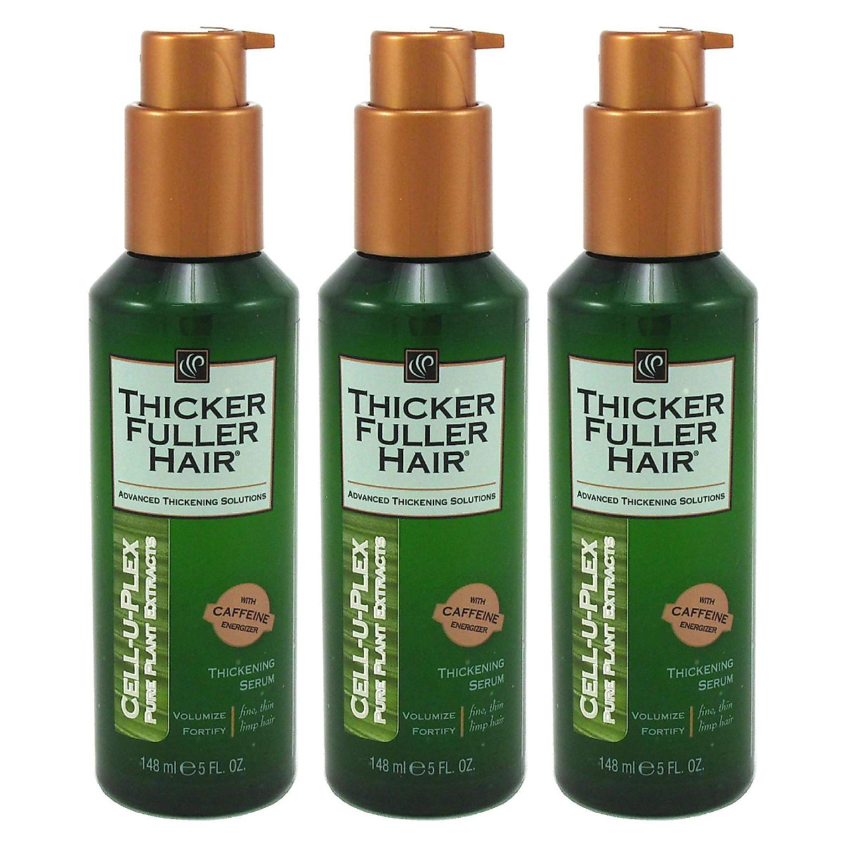 Thicker Fuller Hair Instantly Thick Serum 5oz. Cell-U-Plex (3 Pack)