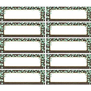 Teacher Created Resources Eucalyptus Labels Magnetic Accents, Pack of 20