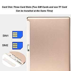 Pomya Tablet, 10.1 Inch 1280x800 IPS Touch Screen Tablet for 5.1, 1GB RAM 16GB ROM HD Tablet with Dual Cameras, Octa Core Tablet for Work, Game