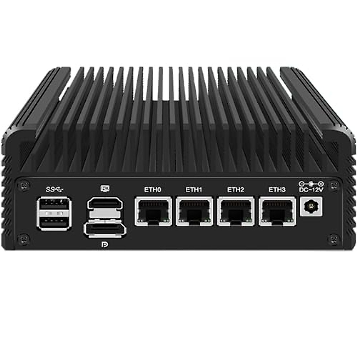 KingnovyPC Upgrade Firewall Micro Appliance, 4 Port i226 2.5GbE LAN Fanless Mini PC Celeron N100,No DDR5 No NVMe SSD Gigabit Ethernet AES-NI VPN Router Openwrt Barebone