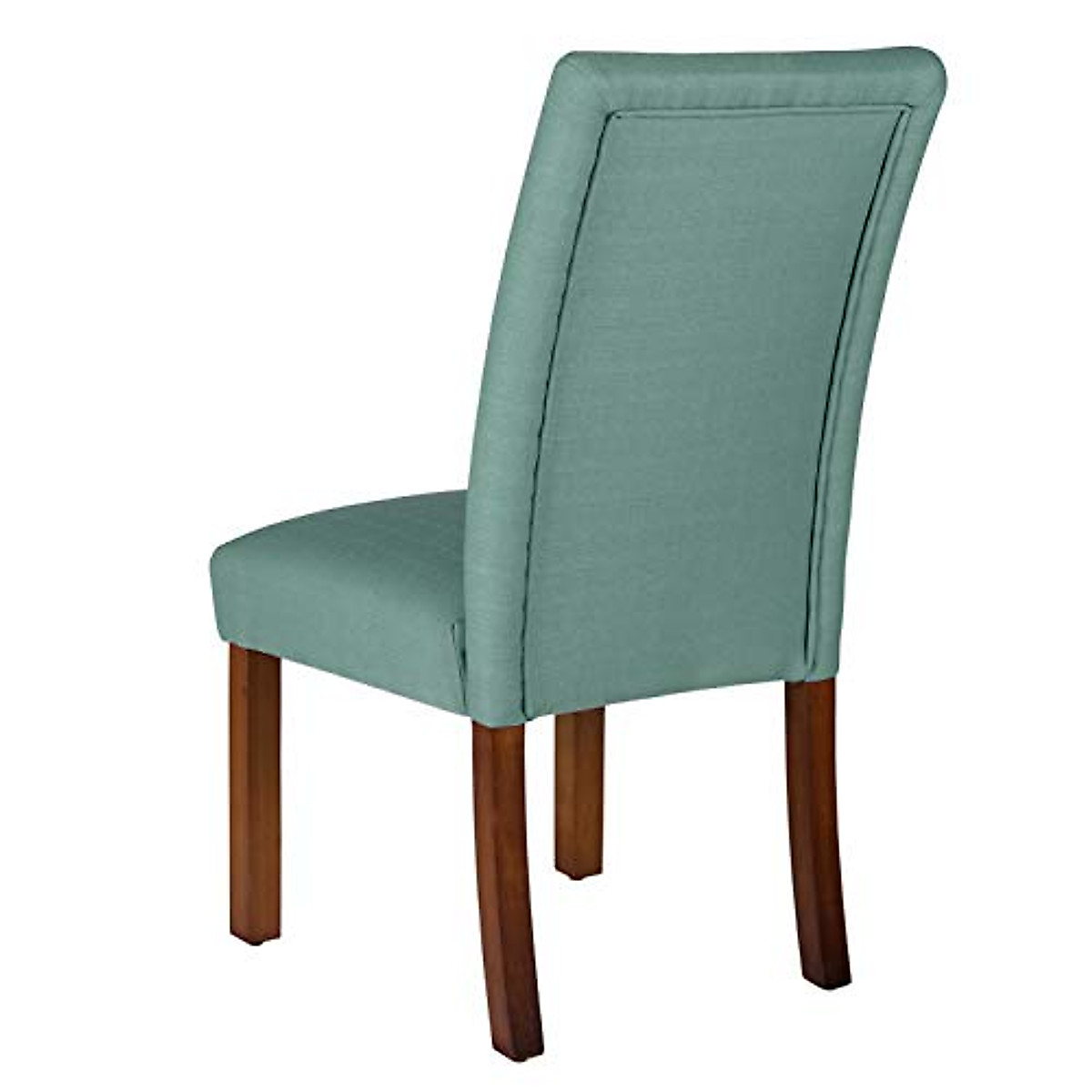 Homepop Home Decor | 4 – Button Tufted Upholstered Parsons Dining Chairs | Set of 2 Accent Dining Chairs, Aqua