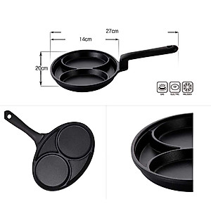 Kitchen Flower 2 Space Non-Stick Coated Egg Pan