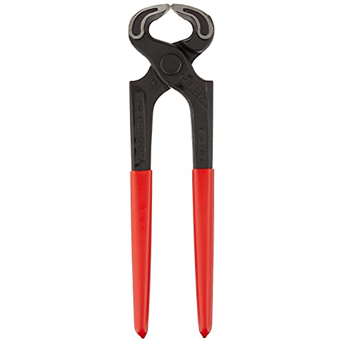 KNIPEX Tools - Carpenters' End Cutting Pliers (5001210),Grips Plastic Coated, Red,210 millimeters