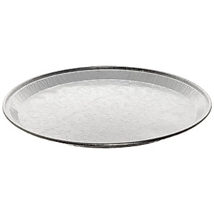 Durable Packaging Aluminum Cater Trays, Flat Tray, 12" Diameter X 0.56"h, Silver, 50/carton