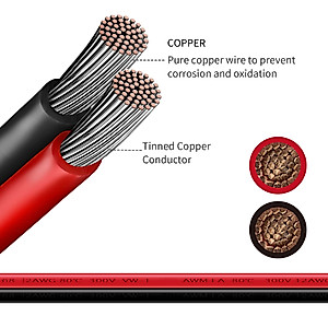 ZkeeShop XT60i to SAE Adapter 10AWG Solar Charging Cable XT60i-F Extension Cable with SAE Reverse Adapter Compatible for Ecoflow Solar Generator Portable Power Station 1.5M